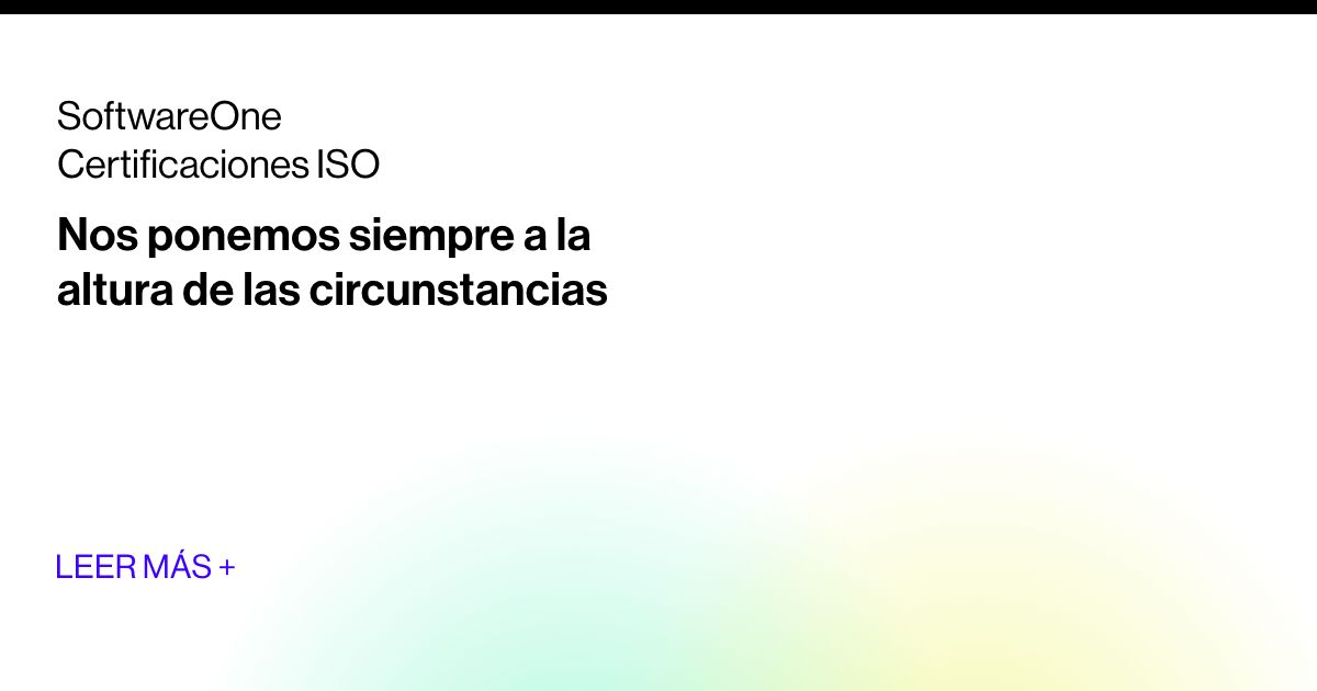 Certificaciones ISO| SoftwareOne