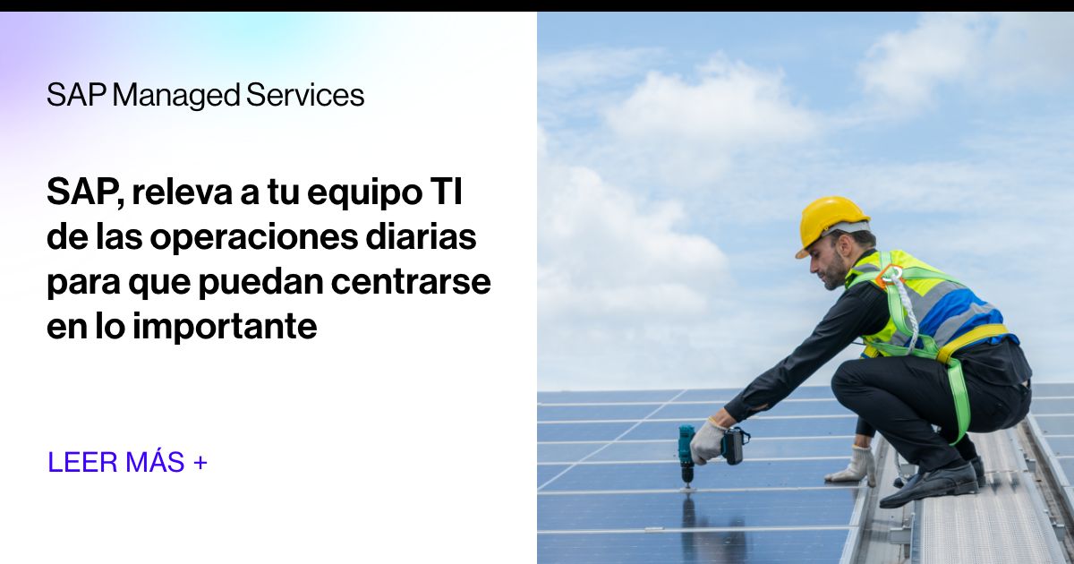 Servicios administrados de SAP | SoftwareOne