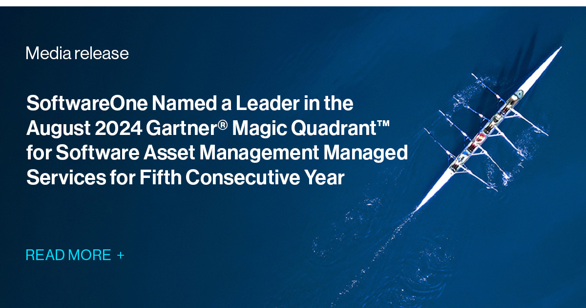 SoftwareOne Named a Leader in the August 2024 Gartner® Magic Quadrant ...