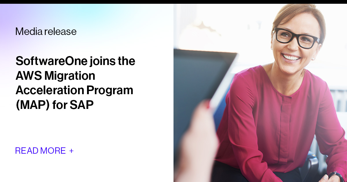 SoftwareONE joins the AWS Migration Acceleration Program (MAP) for SAP