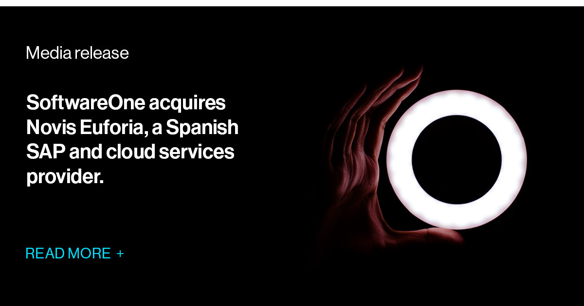 SoftwareOne acquires Novis Euforia, a Spanish SAP and cloud services provider | SoftwareOne