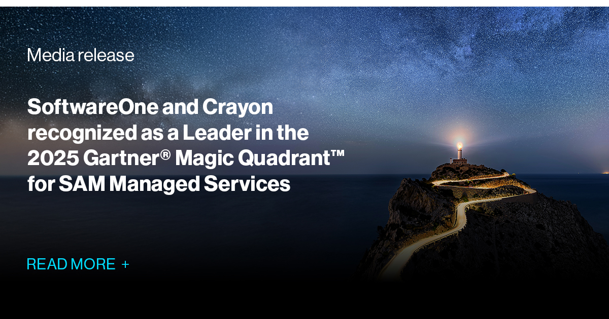 SoftwareOne en Crayon erkend als leider in het Gartner® Magic Quadrant voor SAM Managed Services ...