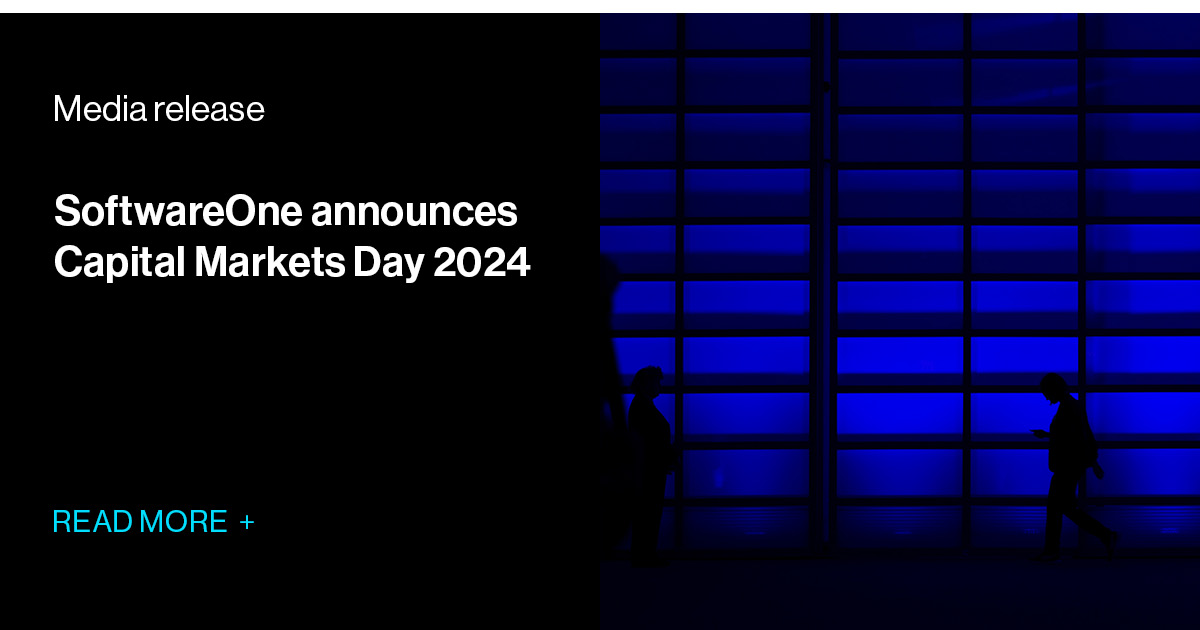 SoftwareOne announces Capital Markets Day | SoftwareOne