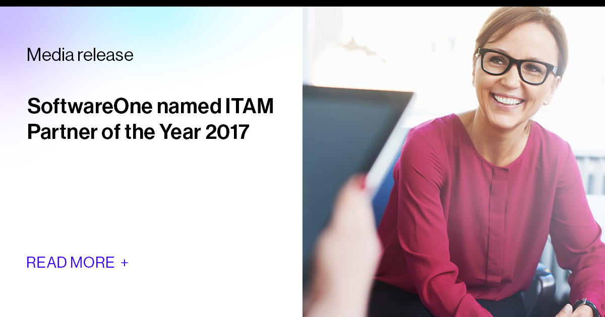 SoftwareONE Named ITAM Partner of the Year