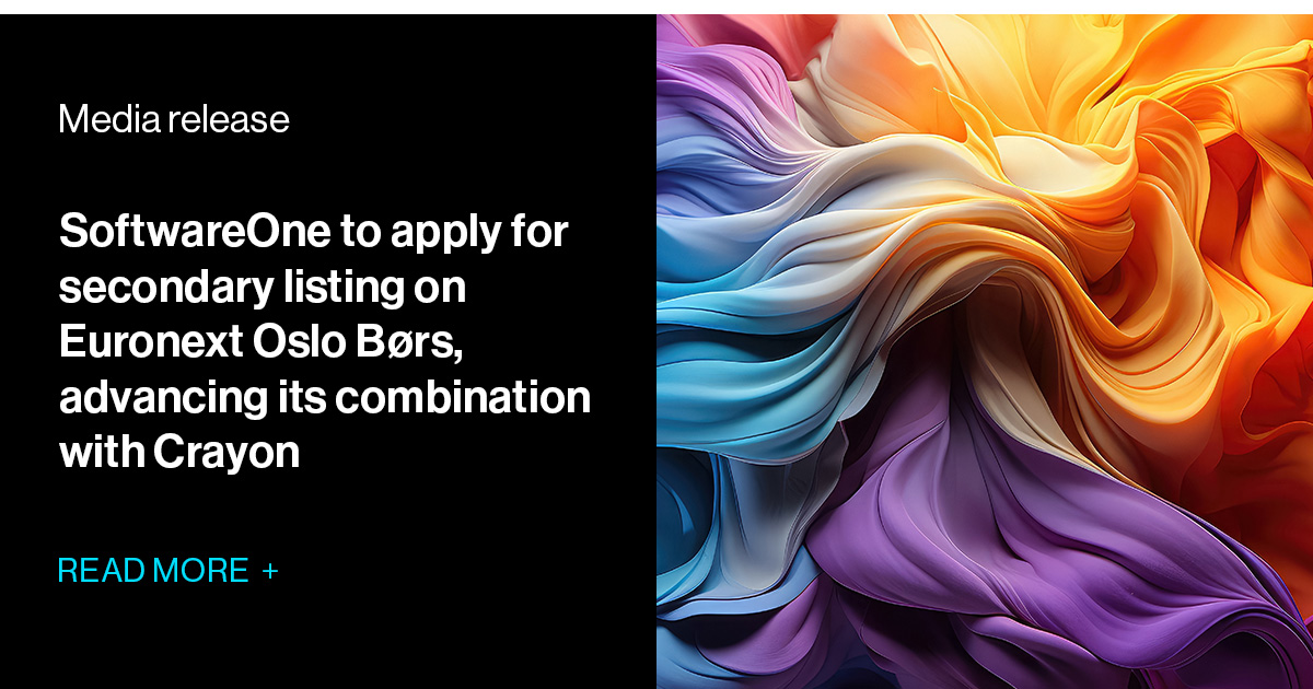 SoftwareOne beantragt Zweitkotierung an der Euronext Oslo Børs und ...
