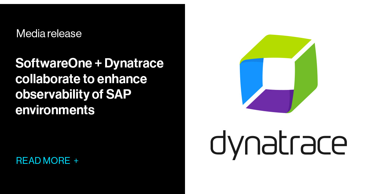 Softwareone And Dynatrace Collaborate To Enhance Observability Of Sap