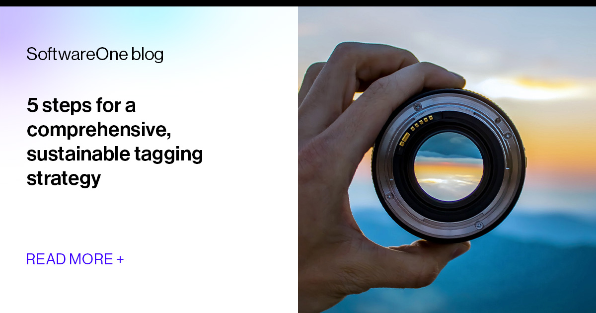 5 steps for a comprehensive, sustainable tagging strategy | SoftwareOne ...
