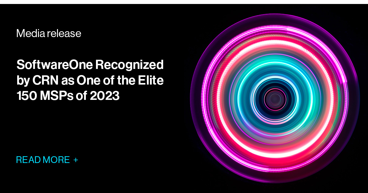 SoftwareOne Recognized on 2023 CRN Elite 150 MSP List