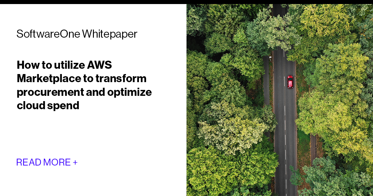 Simplifying procurement and optimizing cloud spend with AWS | SoftwareOne whitepaper
