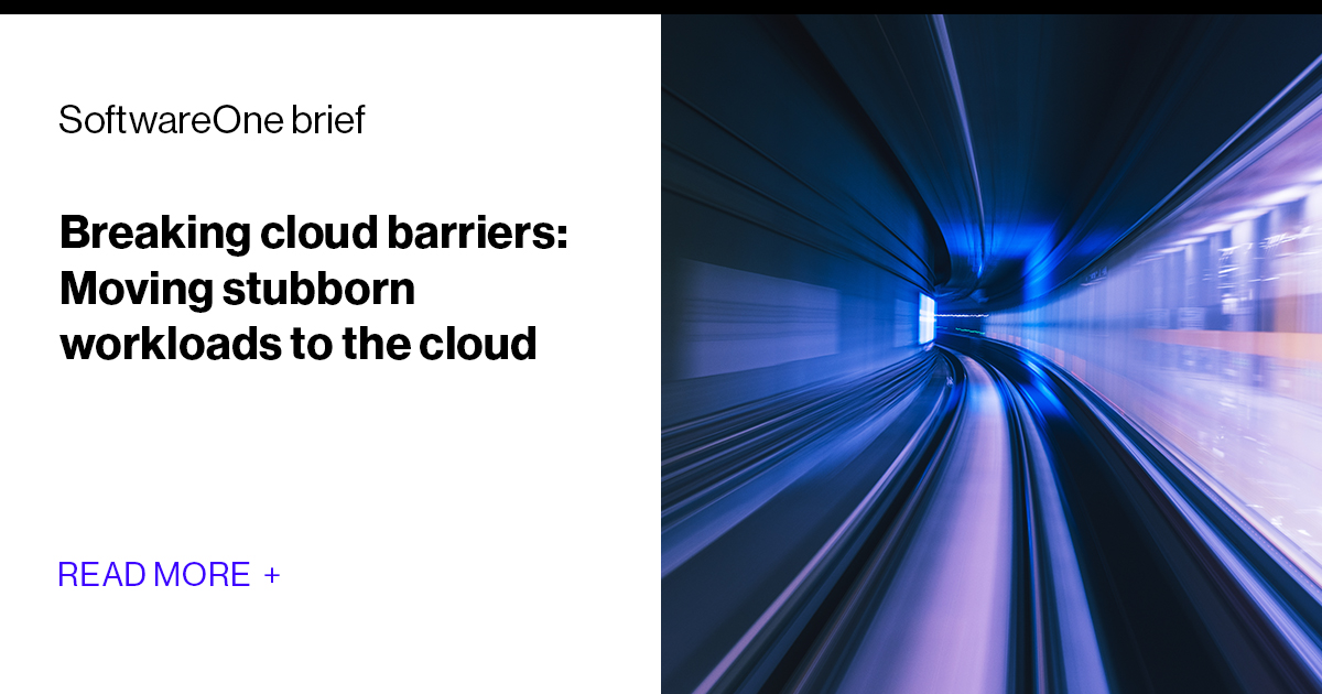 Breaking cloud barriers | SoftwareOne Brief