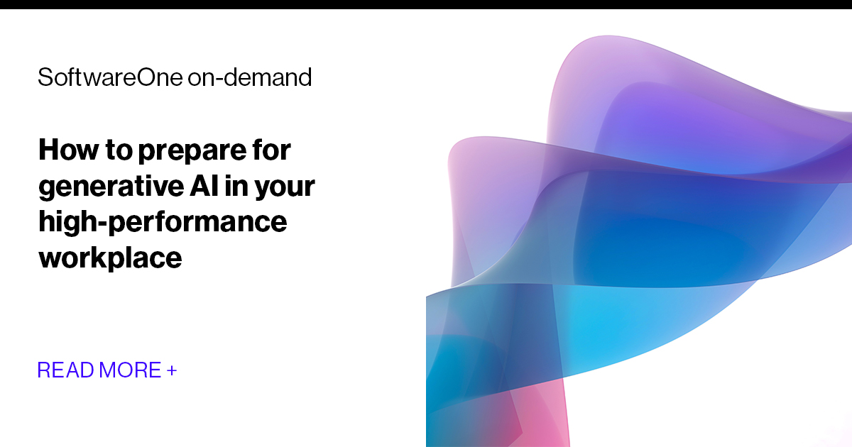 Hoe je je kunt voorbereiden op generatieve AI op je hoogpresterende werkplek | SoftwareOne