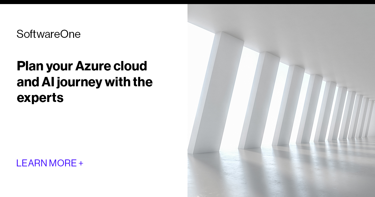 Plan your Azure cloud and AI journey with the experts | SoftwareOne