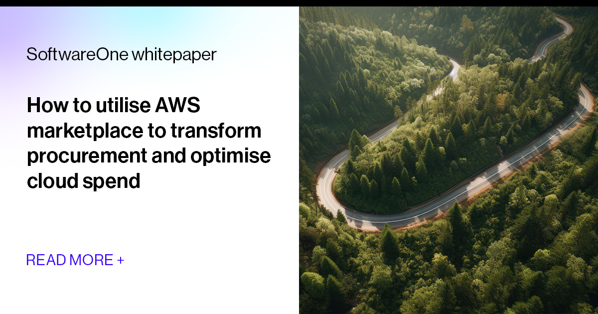 Simplifying procurement and optimizing cloud spend with AWS | SoftwareOne whitepaper