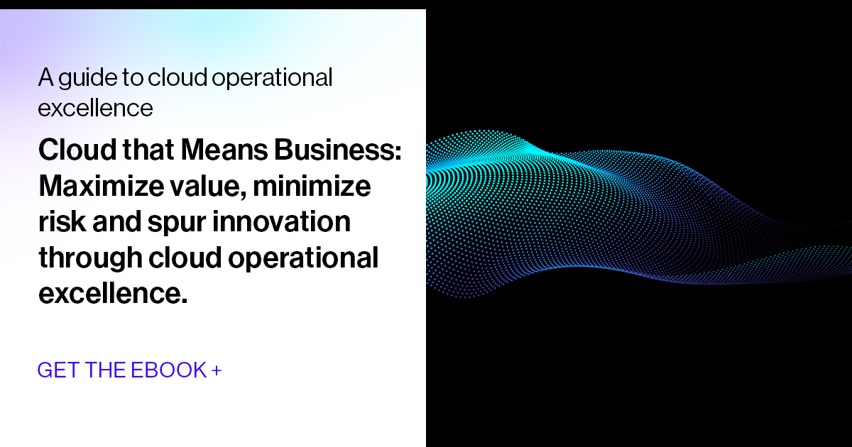 A guide to cloud operational excellence | SoftwareOne eBook