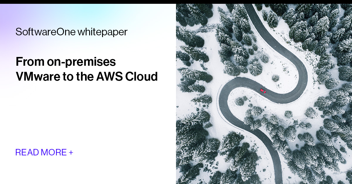 From On Premises Vmware To The Aws Cloud Why Now Softwareone Whitepaper