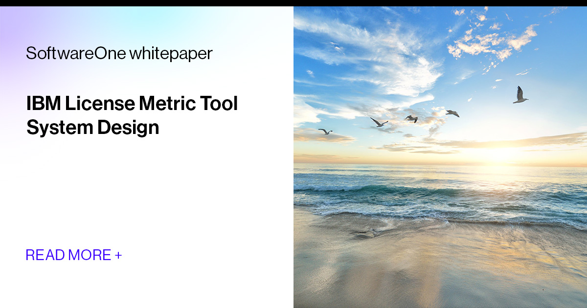 IBM License Metric Tool System Design | SoftwareOne whitepaper