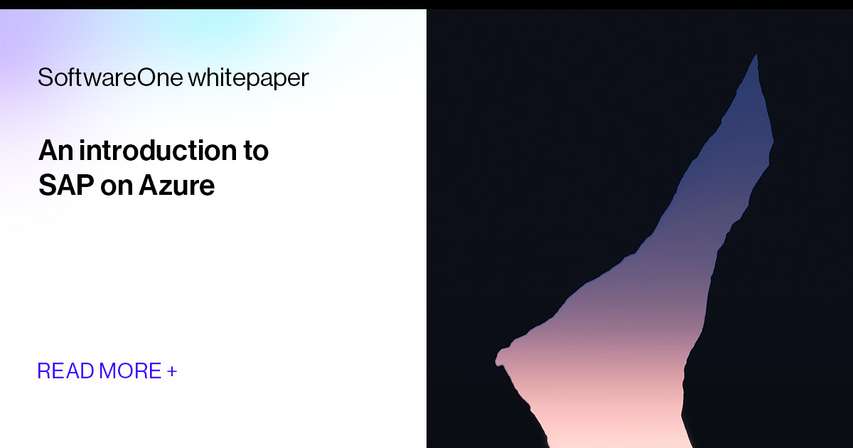 An introduction to SAP on Azure | SoftwareOne whitepaper