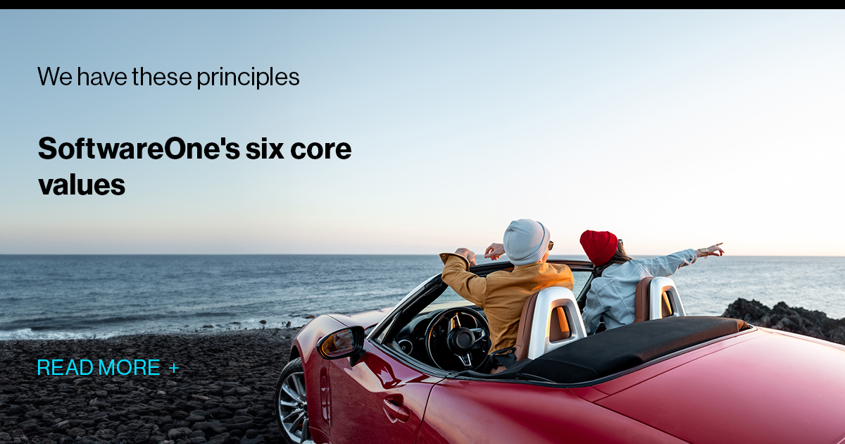 Our 6 core values | SoftwareOne