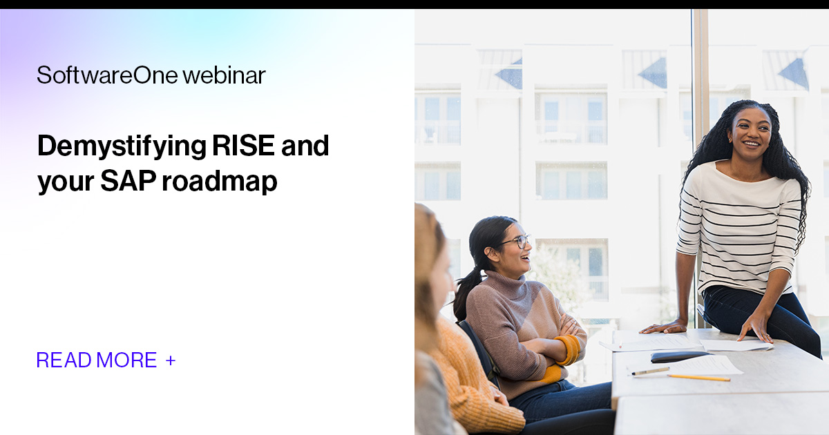 Demystifying RISE and Your SAP Roadmap | SoftwareOne webinar