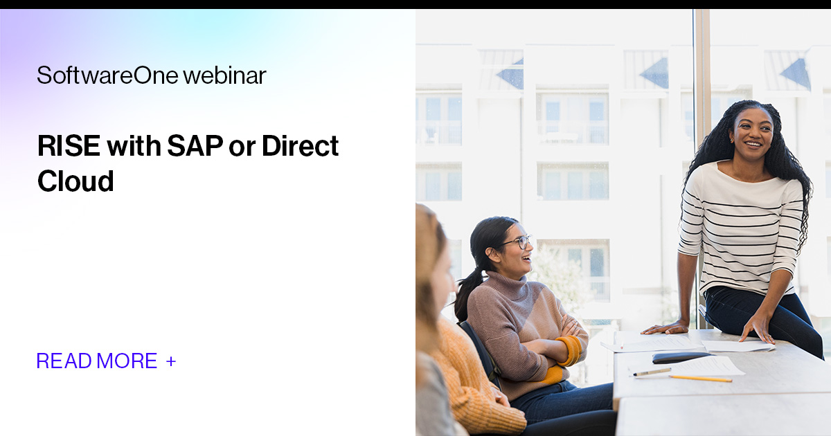 RISE with SAP or Direct Cloud | SoftwareOne webinar